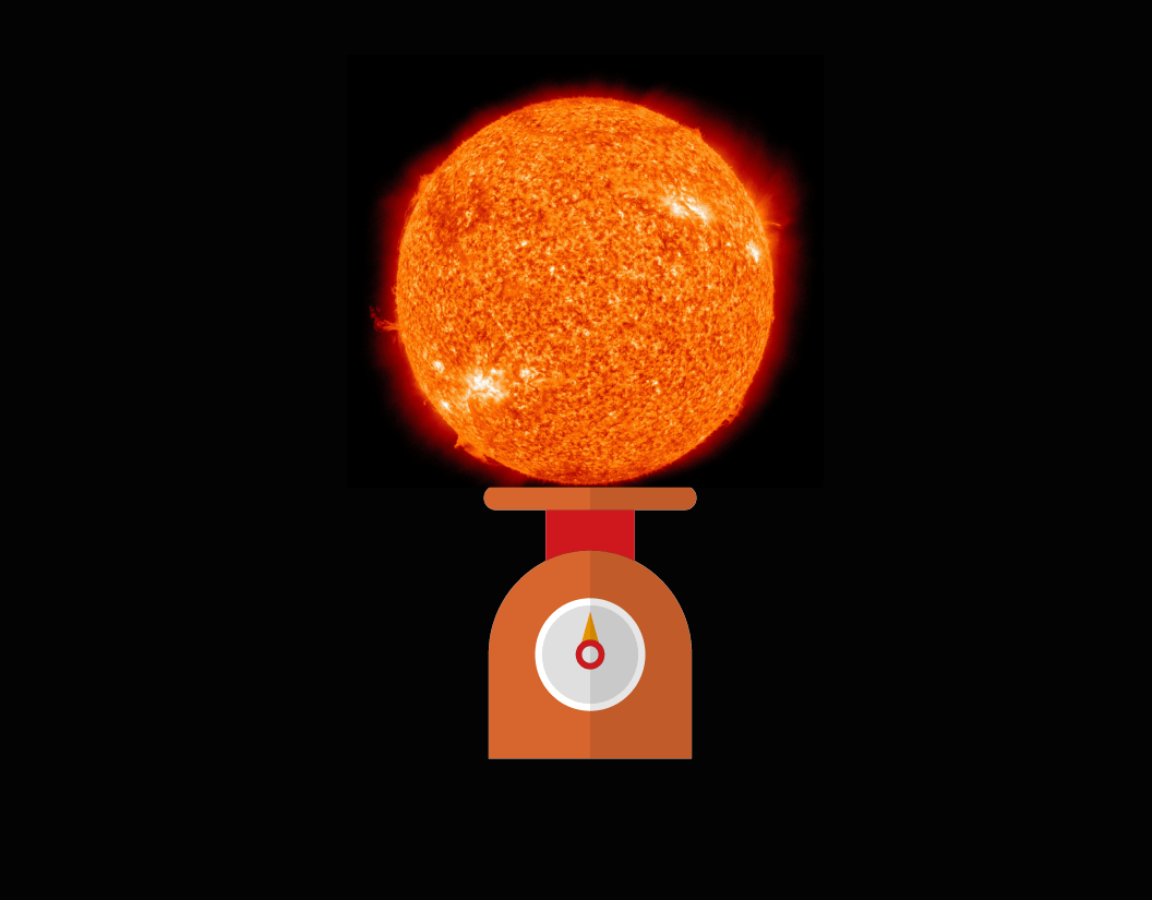 How to calculate the approximate mass of the sun